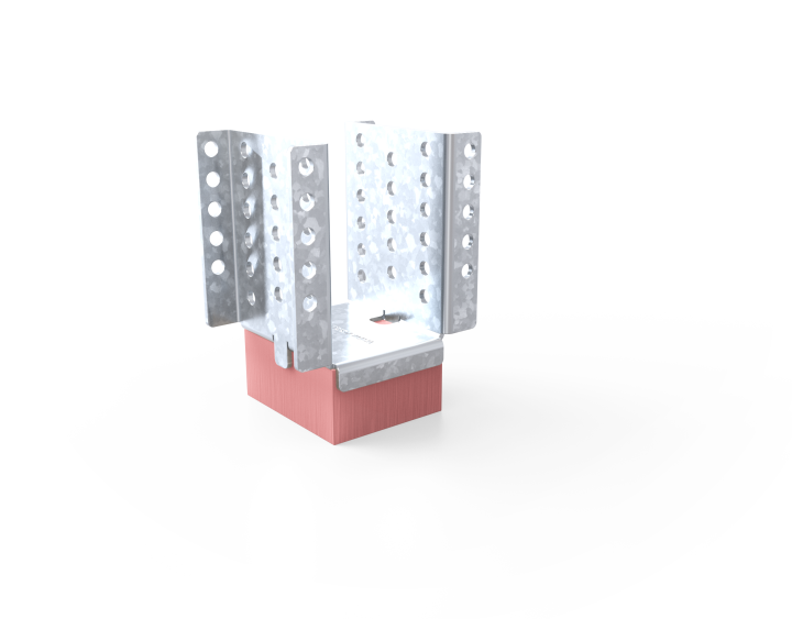 Impact and step-sound isolating floor bracket VT-FFB