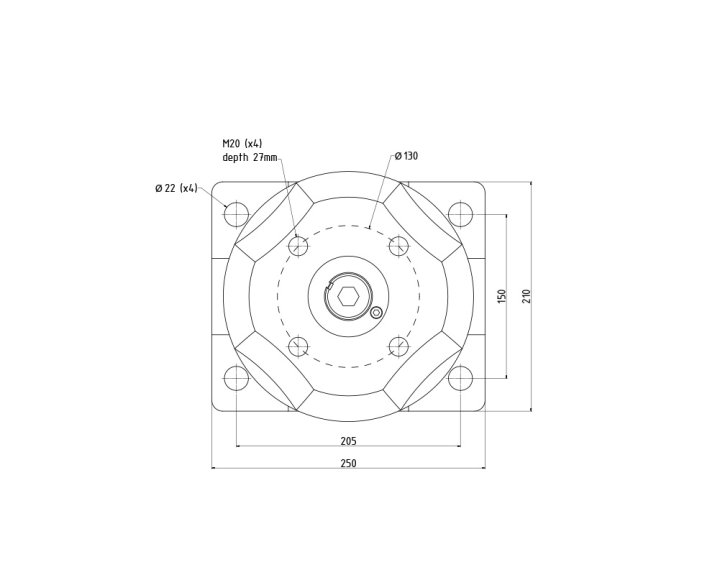 Elastomer Mount HD Marine - Vibratec