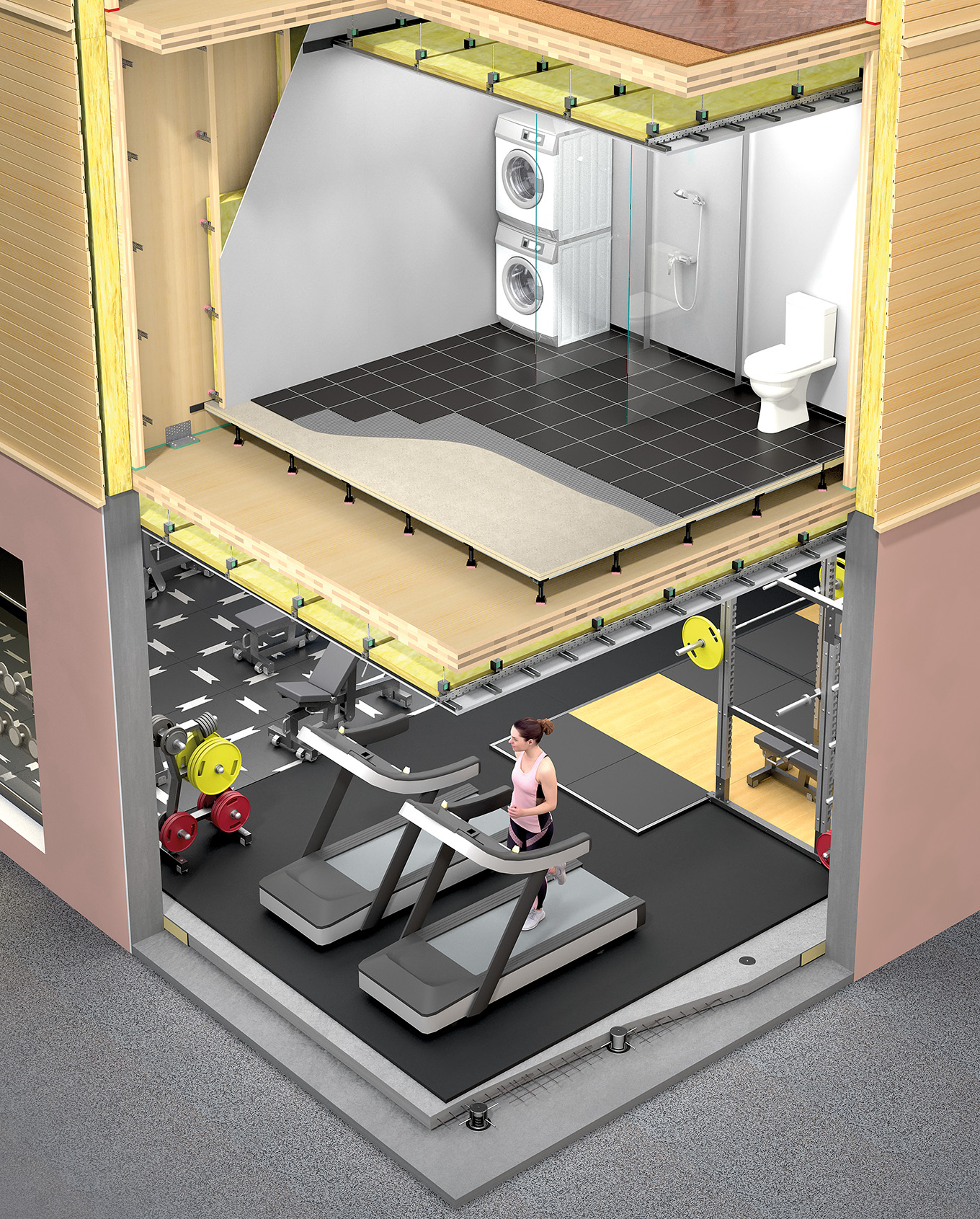 Vibration Isolation for Multi-storey Timber Buildings - Vibratec