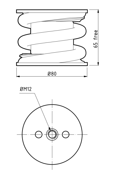 Spring Isolator VT4421 - Vibratec