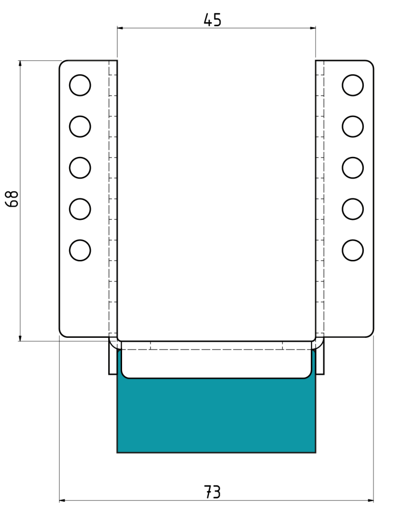 Impact and step-sound isolating floor bracket VT-FFB